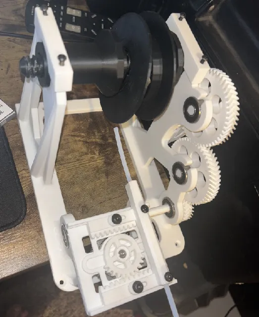 Make of Filament Spool Rewinder Upgraded - Bambu Lab P1 / X1 / X1C ...