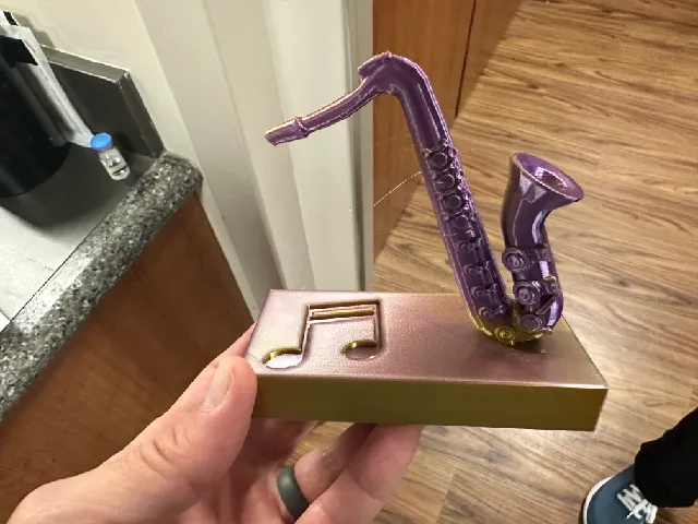 Make of Thank You Saxophone Trophy by FergyMcFerguson | Download free ...
