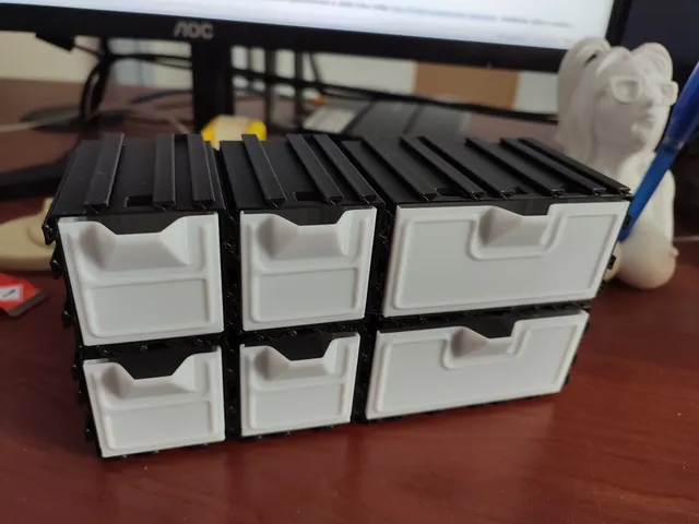 Interlocking Small Parts Storage System by JamesThePrinter | Download ...