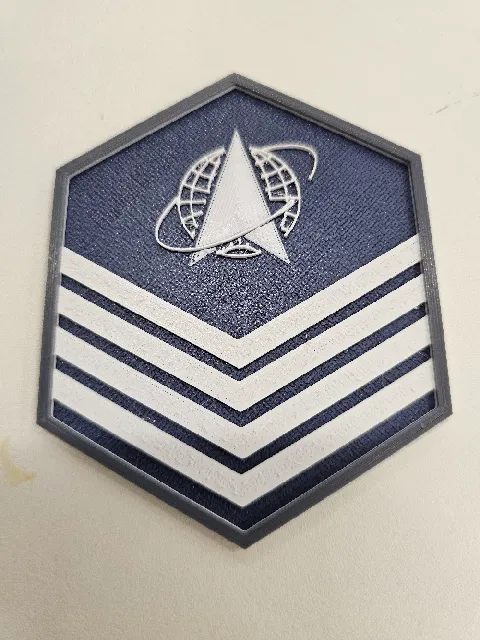 Make of USSF - E-6 Technical Sergeant Rank Insignia by Scott Flowers ...