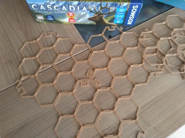 Cascadia Hex Tiles Grid by Christian Steinkrüger | Download free STL ...