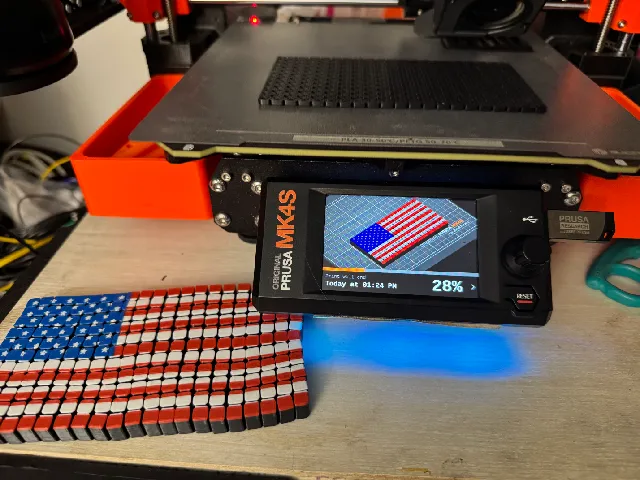 Flappy American Flag - Another floppy-like design by Bearded Printer ...