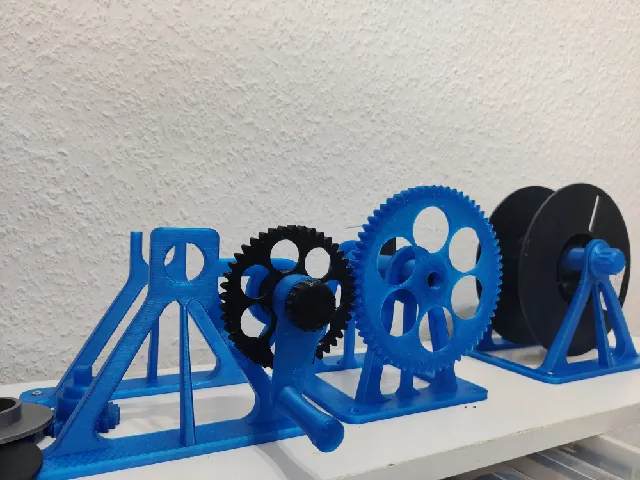 Make of Filament Spool Winder by reemo3dp | Download free STL model ...