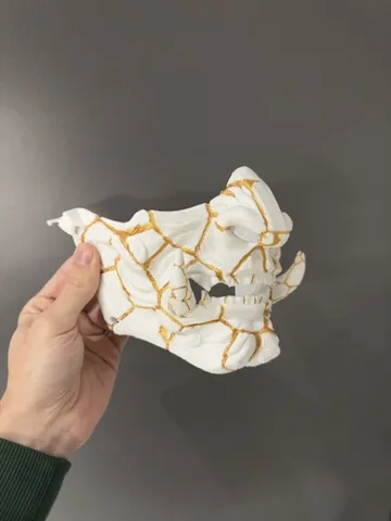 Kintsugi Oni Mask by Isaac Martinez | Download free STL model ...