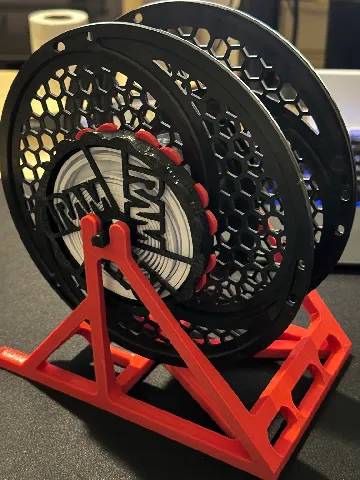 Universal Auto-Rewind Spool Holder (MM) by Vincent Groenhuis | Download ...