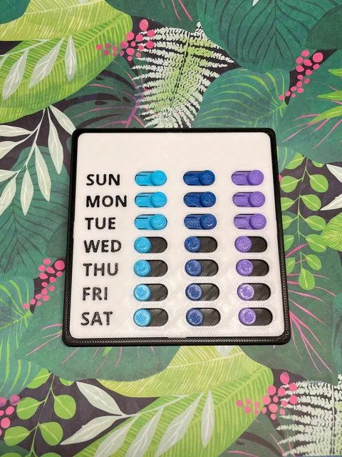 Make of Parametric Slide Tracker - Task Reminder by Happy Printer ...