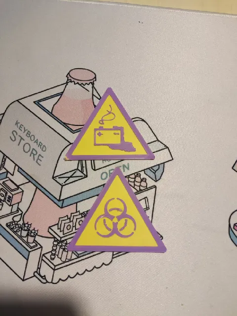 Make of ISO 7010 Warning sign collection (complete) / Warnzeichen ...