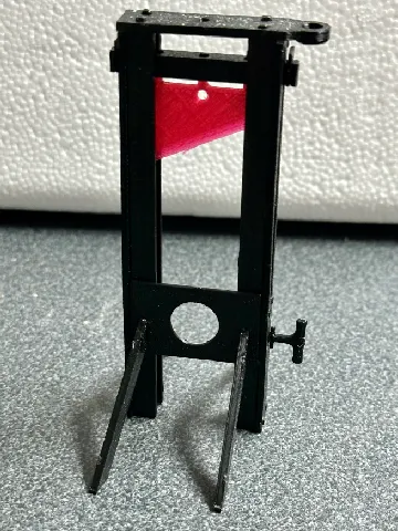 DIY miniature Guillotine kit card model (Tweaked - friendly tolerances ...