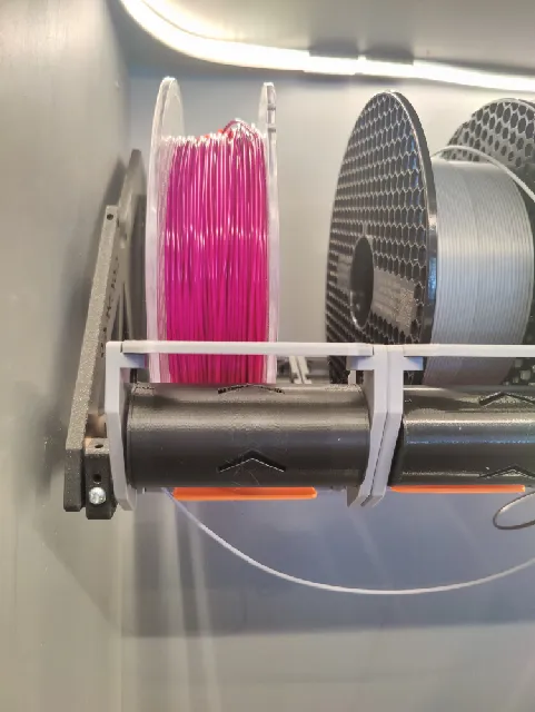 Make of Auto-Rewind Spool Holder for RepRack by Hovdis | Download free ...