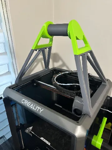 Creality K1 & K1C top mounted filament spool holder (new version 2) for ...