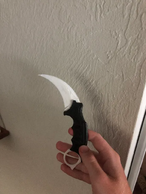 Make of CS:GO Karambit by Sable123 | Download free STL model ...