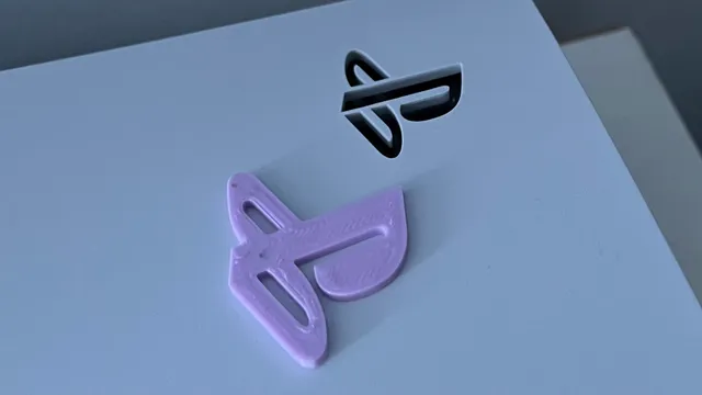 Make of PlayStation Logo by D1uxe | Download free STL model ...