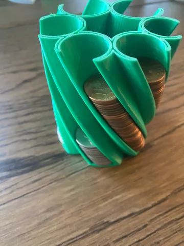 Coin Cup - Spiral by Taylor Fauss | Download free STL model ...