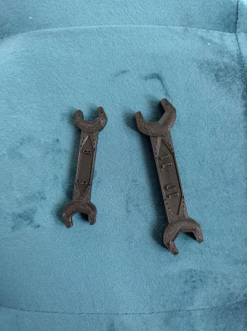 Spanner - Wrench set 8x by GroenPrint | Download free STL model ...