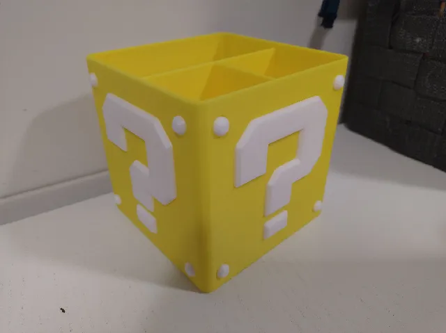 Super Mario Pen Holder by AlexStinson | Download free STL model ...