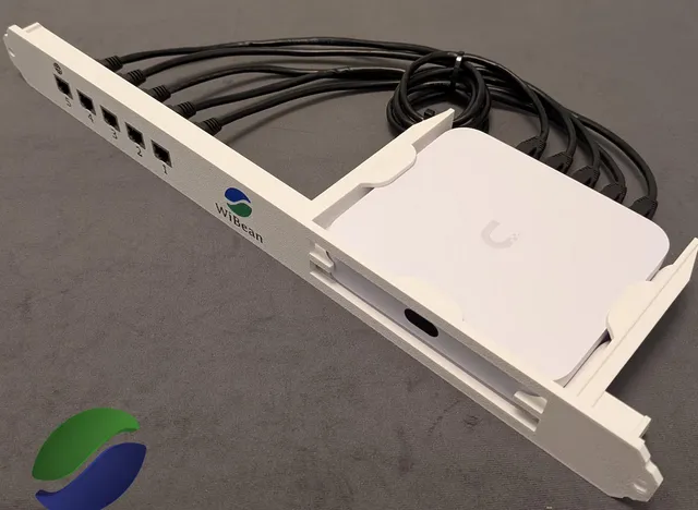 Unifi - UCG Fiber rack mount 19 inch by Mixmeister | Download free STL ...