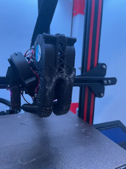 Make of Taurus V5 Cooling Duct for Creality Sprite Extruder, Dual 5015 ...