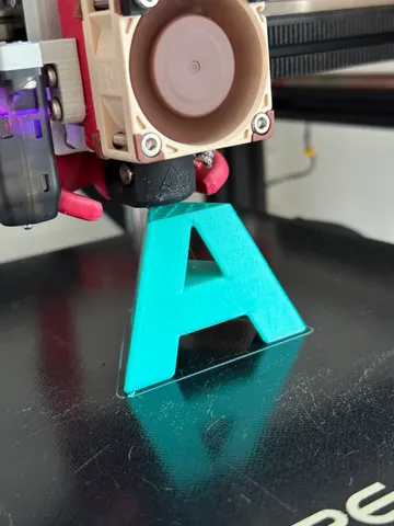 A3D - Letter A - Triangular Pyramid by Asphalt3D | Download free STL model | Printables.com