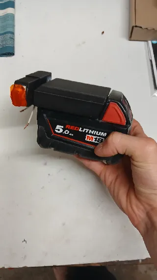 MILWAUKEE M18 BATTERY ADAPTER by biketiger | Download free STL model ...