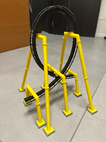 Roller Coaster - Inverted Loop 1:64 by 3D.Printed.Roller.Coasters ...