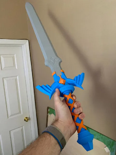 Make of Legend of Zelda Master Sword (BOTW) (TOTK) (Full Scale) by ...