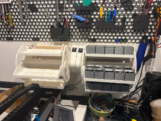 Gridfinity Carousel - Motorized by Nich Fugal | Download free STL model ...