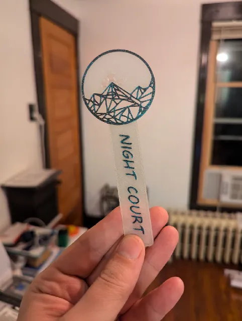 Make of ACOTAR bookmark by VulGerrity | Download free STL model ...