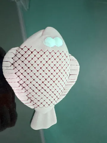 Floppy Flounder - Articulated Flexi Fish by Bearded Printer | Download ...