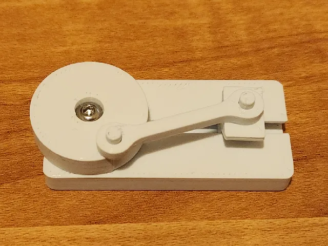 Crank mechanism by Adam | Download free STL model | Printables.com