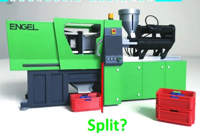 Make of ENGEL 1:20 miniature injection molding machine (e-mac 170-50 ...
