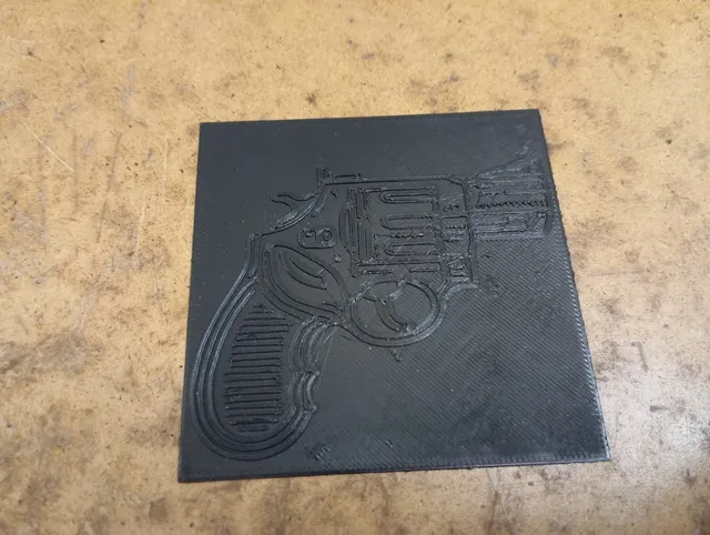 Make of Revolver Wall Decoration by mbrs | Download free STL model ...