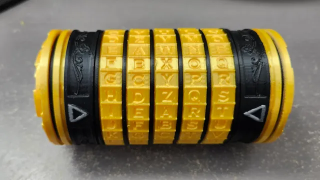 Make of Cryptex (5, 6, 7, 8 or 10 letter wheels) by Michael Sklower ...