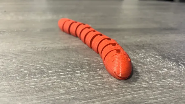 Articulated Fidget Worm by NeonBlack | Download free STL model ...