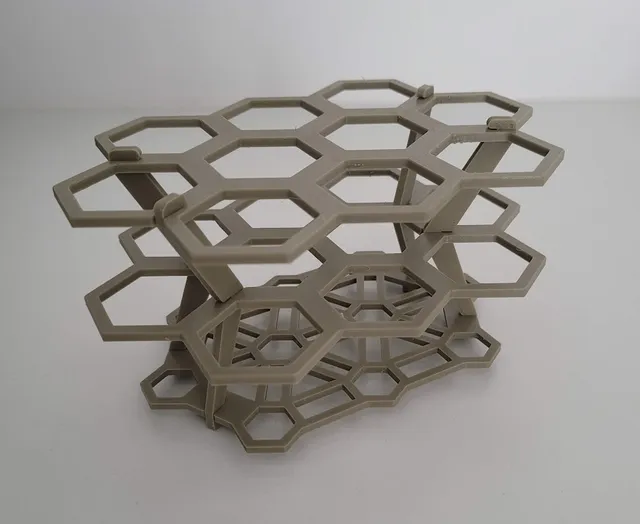 Make of Interlocking tube rack stand (10 x 50 ml) by Razzer09 ...