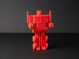 Transformable Truck Robot Print In Place by Mocodroid | Download free ...