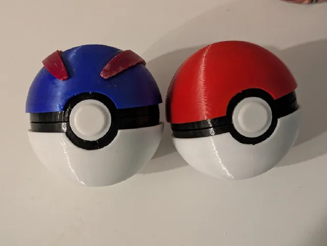 Pokeball by techgems | Download free STL model | Printables.com