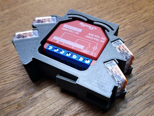 Make of Shelly DIN Mount with Wago 221 Terminals by Jeb Lee Tark ...