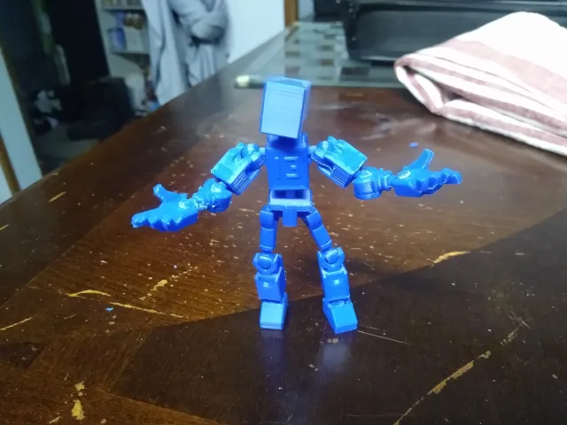 Micro Mini 13 Jointed Action Figure by scottg | Download free STL model ...
