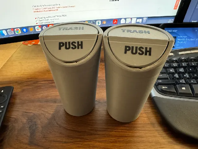 3D Printable Mini Trash Can for Car and Office Use by Brandon Santana ...