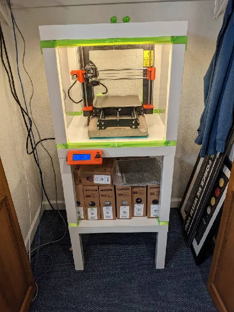 Make of Prusa LACK Enclosure External LCD Mount (MK2/MK3) by FrugalPapa ...