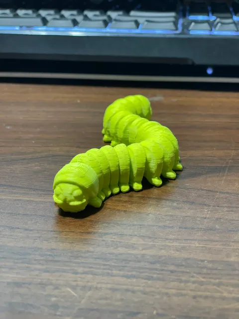 Make of Milli: Print in place, support free,articulated millipede by ...
