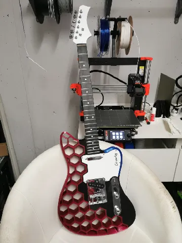 The Prusacaster - a 3D printable guitar by Mikolas Zuza | Download free ...