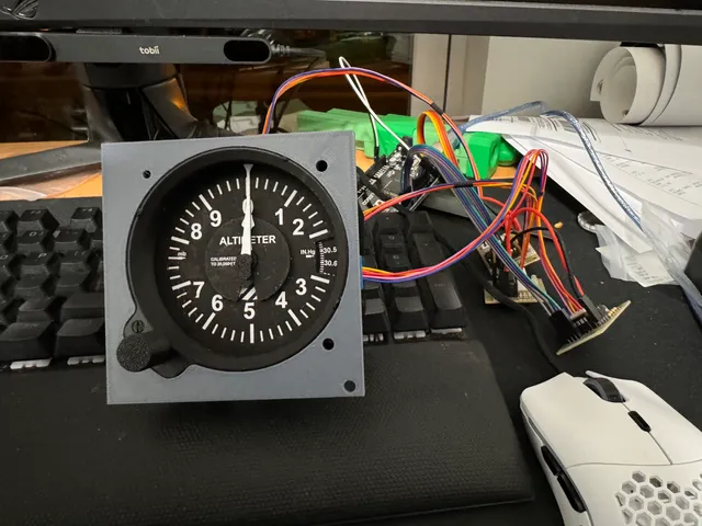 Cessna 172 Altimeter for Flight Simulator by CaptainBobSim | Download ...