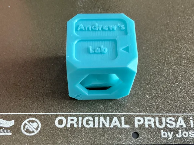Make of INFILL3D-CALIBRATION CUBE/FILAMENT SWATCH by BitSmith ...