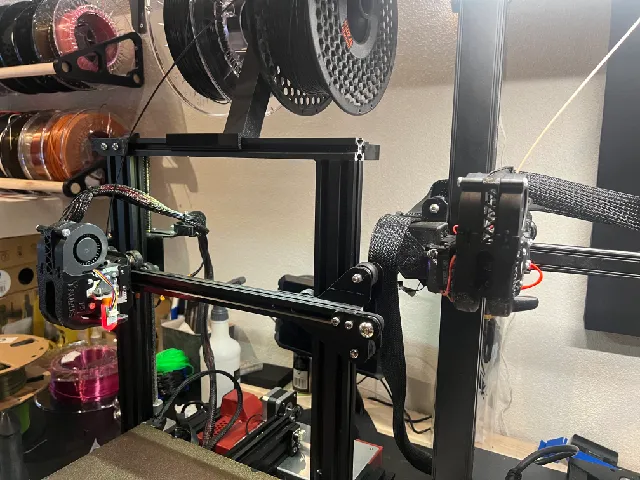 Make of Taurus V5 Cooling Duct for Creality Sprite Extruder, Dual 5015 ...