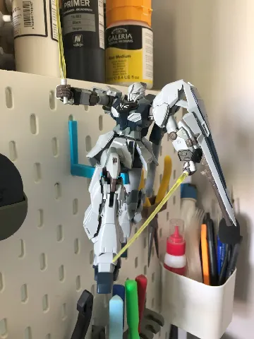Ikea Skadis HG Gundam mount by Yancey Alsup | Download free STL model ...