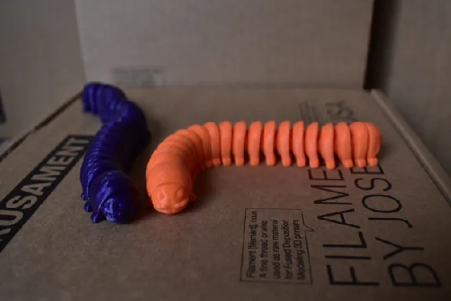 Make of Milli: Print in place, support free,articulated millipede by ...