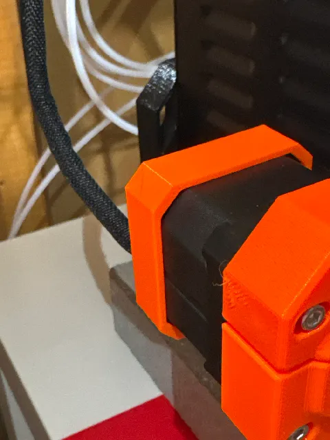 Make of Prusa MK4 X-Axis Motor Cable Strain Relief Bracket by KarlMeyer ...