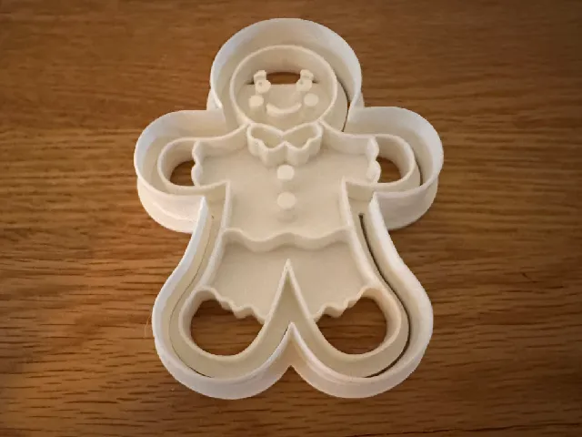 Gingerbread man Cookie Cutter by Sponge | Download free STL model ...