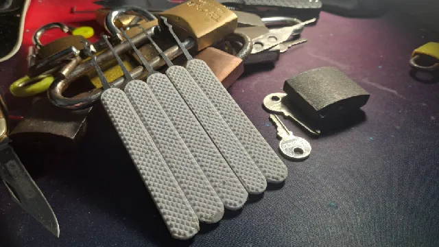 Knurled Lockpick Handles (remixed) for Southord metal handle pick by ...